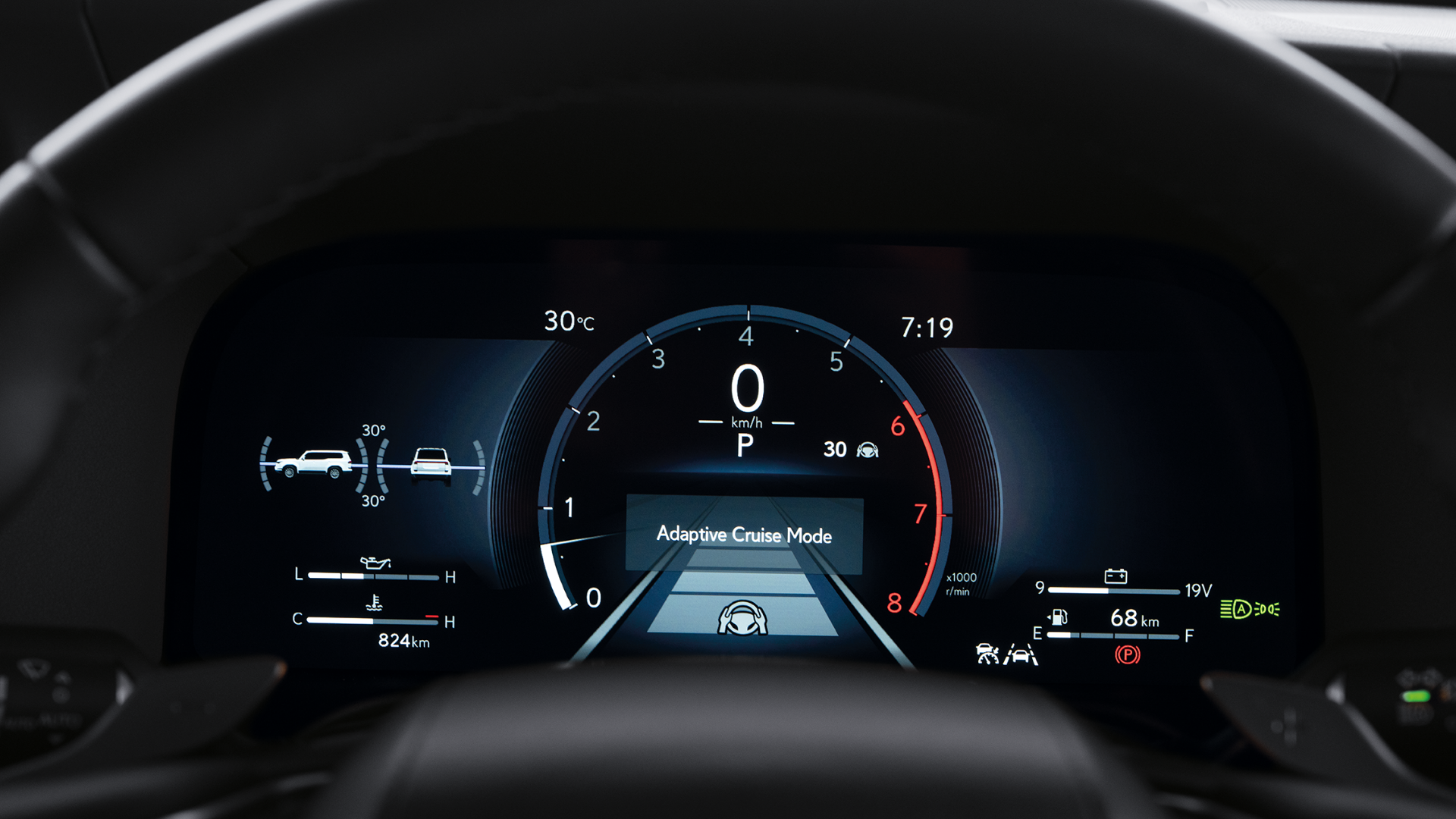 Lexus SE Cluster