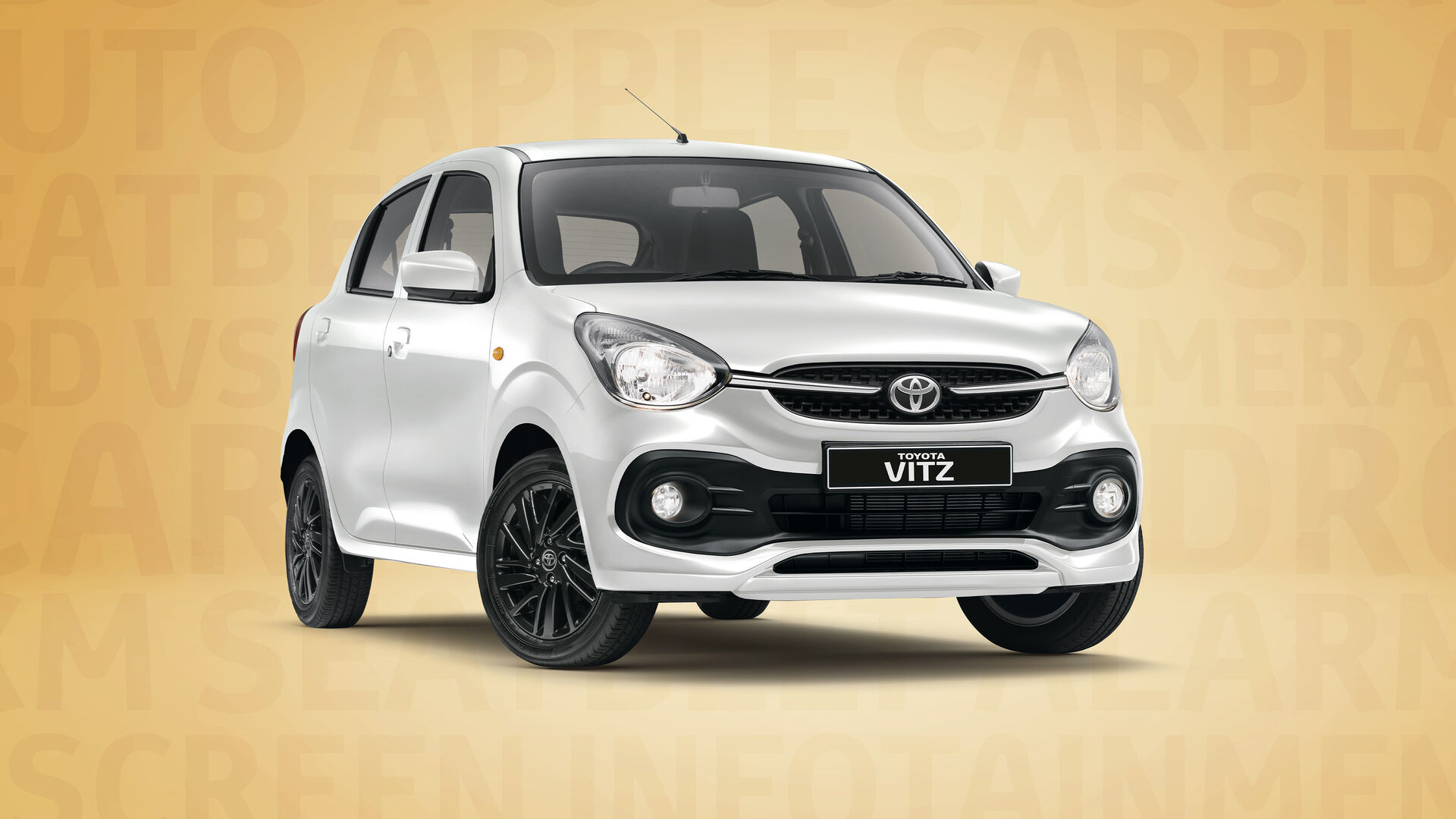 Toyota Vitz 3/4 Front View